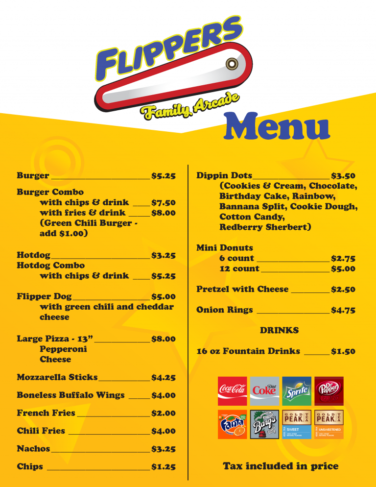 Menu – Flippers